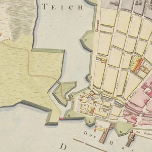 Stadt Stralsund, Stralsund City, Stralsund Print, Stralsund Map ...