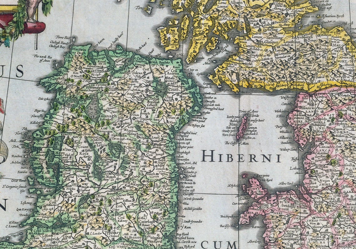 Map of Great Britain, Map of England, Map of UK, Old Map of Europe ...