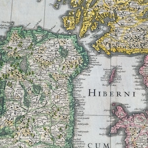 Map of Great Britain, Map of England, Map of UK, Old Map of Europe ...