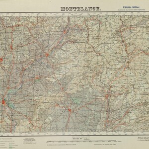 Montblanch Plan, Montblanc Map, Map of Montblanc, Spain Map, Map of ...