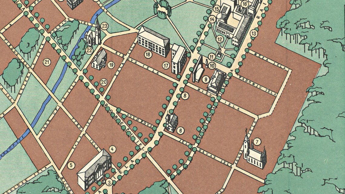 Ķemeri Resort Plan, Kemeri Map, Kemeri City, Kemeri Plan, Old Kemeri ...