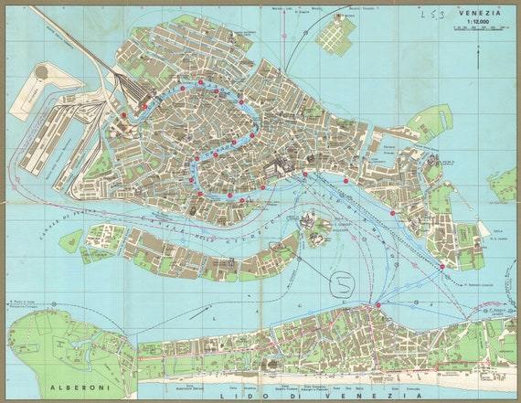 Veii Italy Map Venice