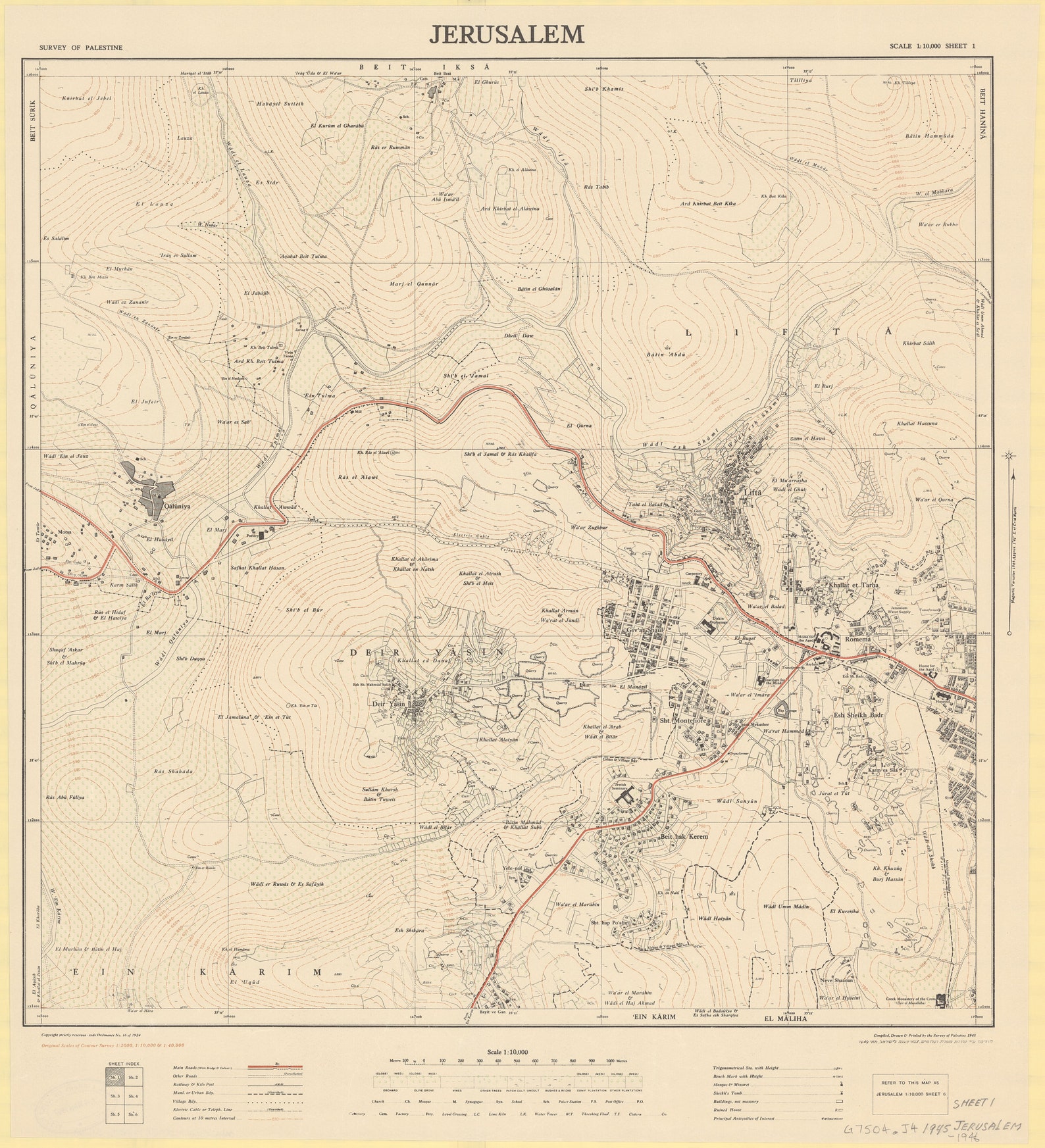 Old Map of Jerusalem Holy Land and Palestine, Jerusalem Map, Old ...