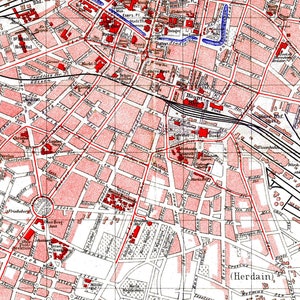Old Map of Wroclaw, Wroclaw Poland Art, Wroclaw Poland, Wroclaw Poster ...
