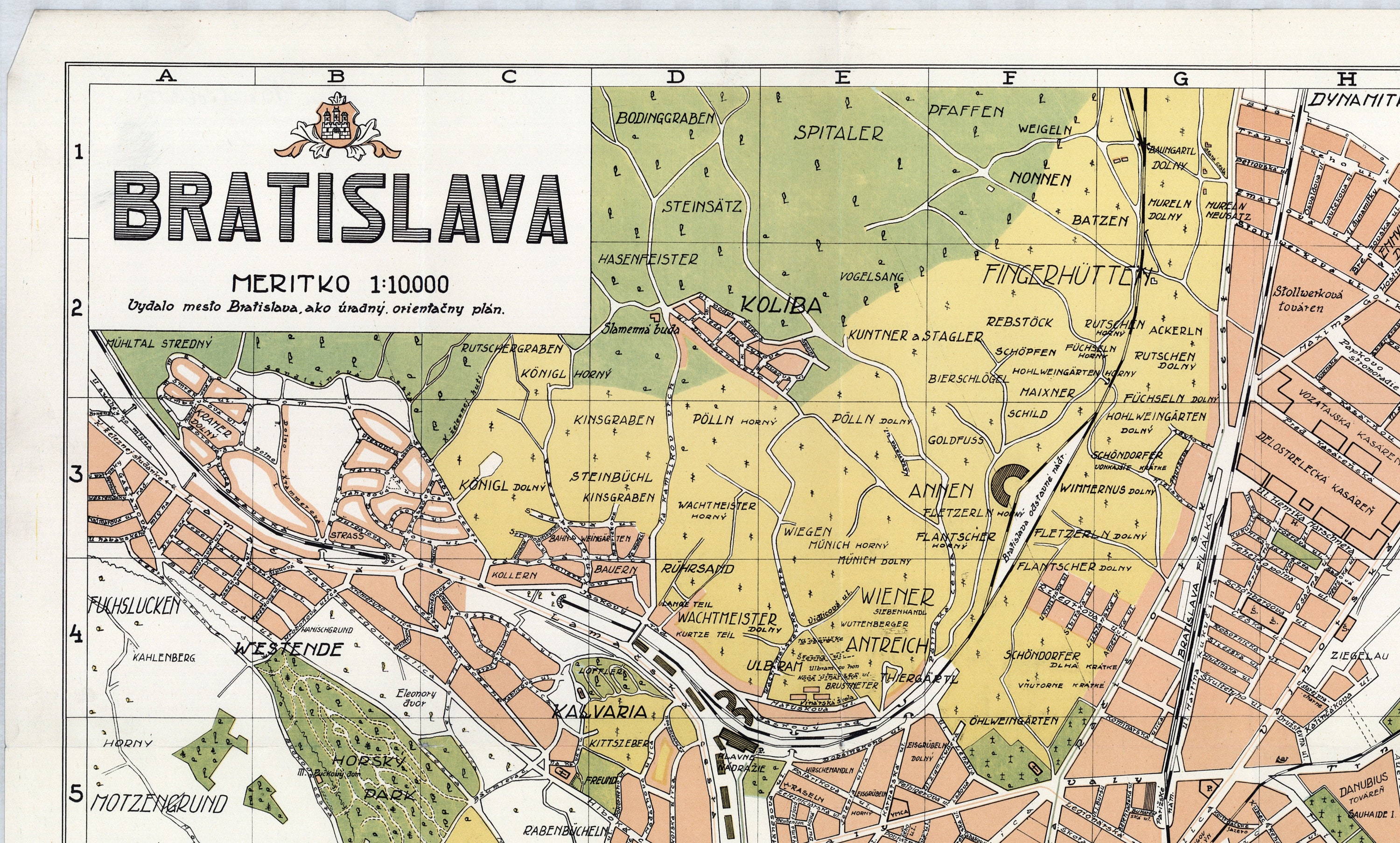 Bratislava Map - Bratislava City Print - Slovakia Art - Europe Map ...