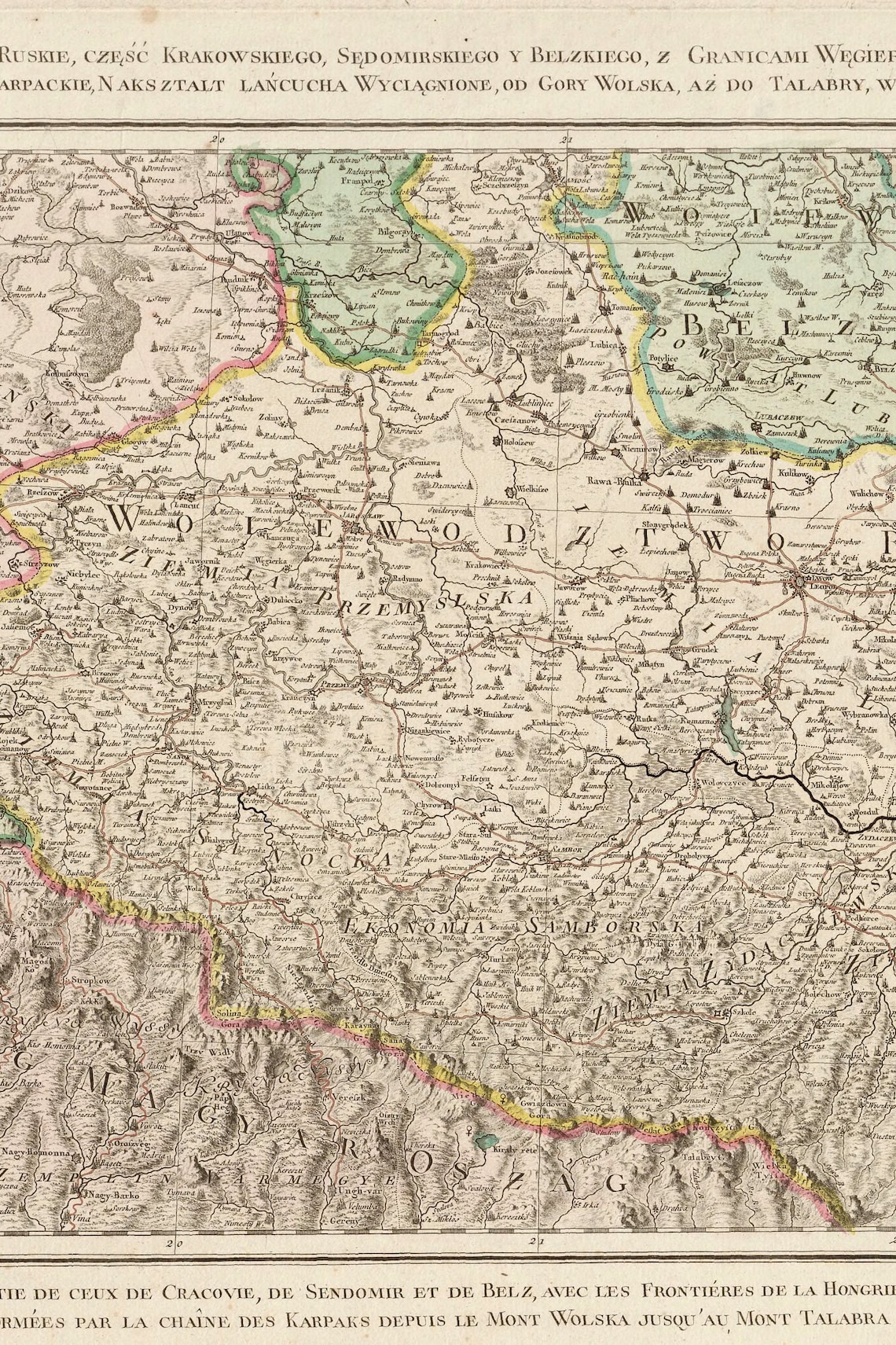 The Voivodship of Ruthenia, Parts of the Voivodships of Cracow, of ...