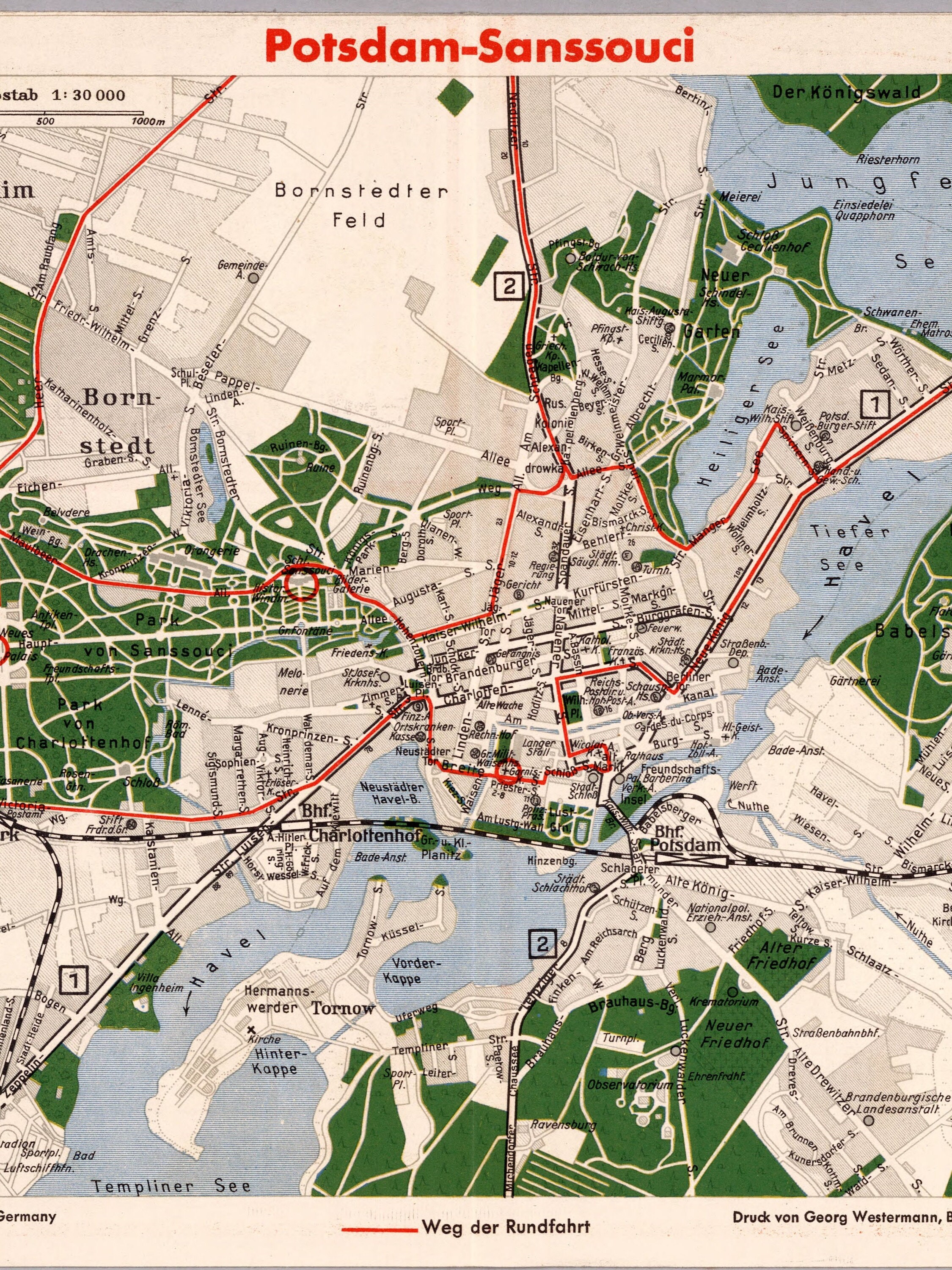 Potsdam Karte, Potsdam Stadtplan, Potsdam Stadtkarte, Potsdam Map, Map ...