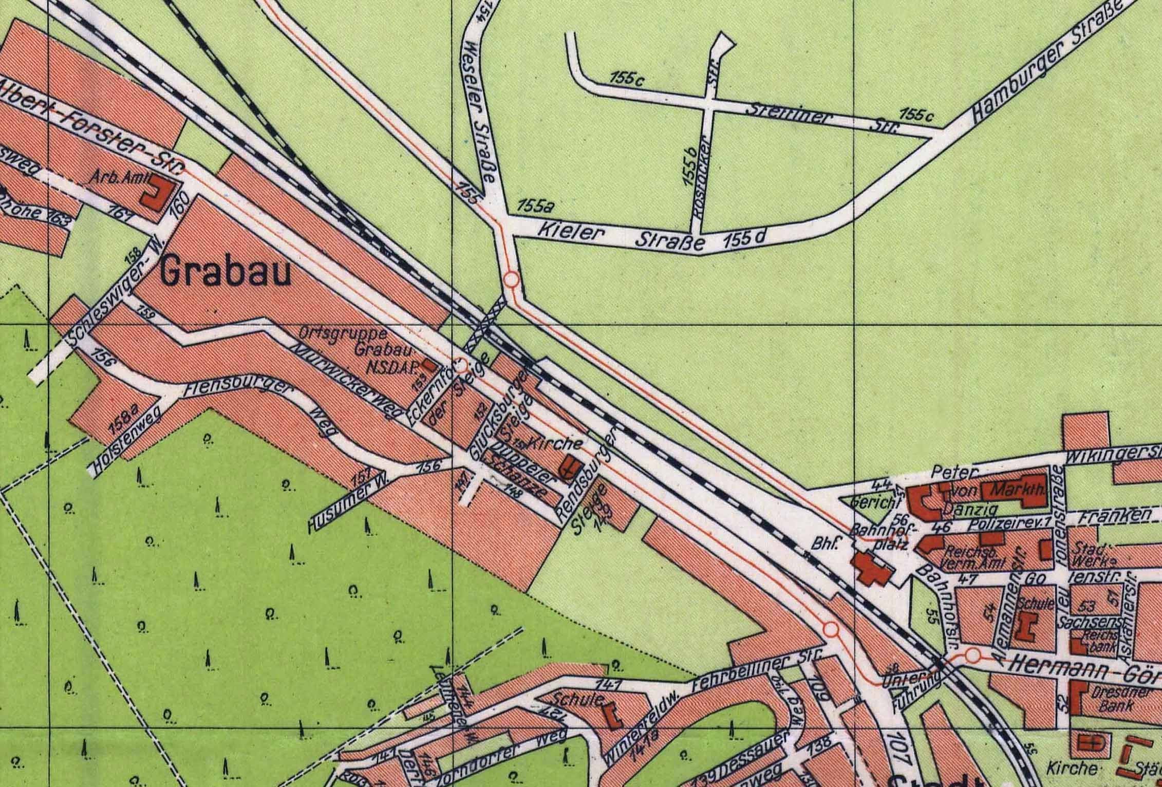 Mapa Gdyni II wojny światowej, plan miasta Gdynia, mapa Gotenhafen ...