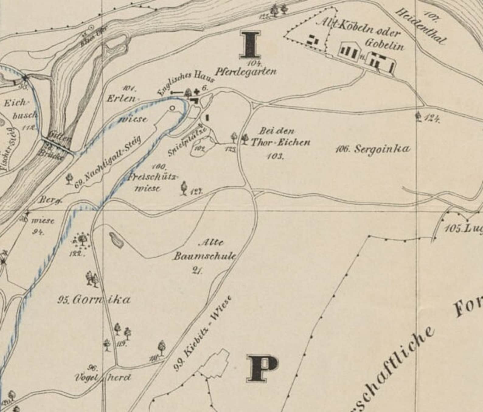 Bad Muskau Map, Bad Muskau Stadtplan, Bad Muskau Maps, Bad Muskau Park ...