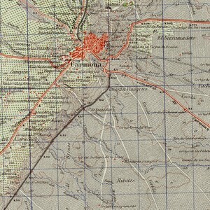 Carmona Map, Map of Carmona, Carmona Plan, Carmona Spain, Carmona ...