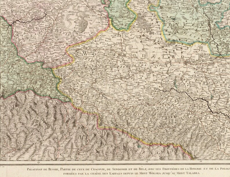 The Voivodship of Ruthenia, Parts of the Voivodships of Cracow, of ...