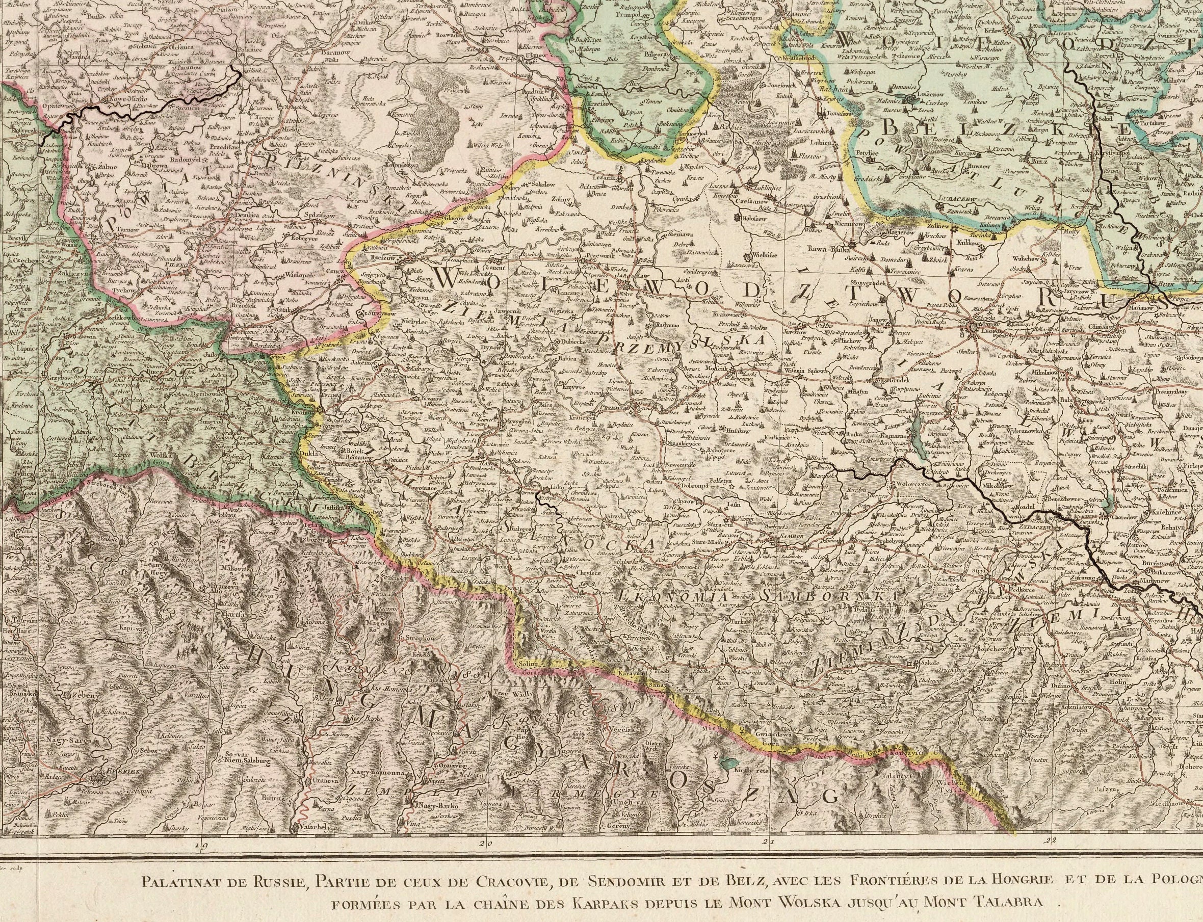 The Voivodship of Ruthenia, Parts of the Voivodships of Cracow, of ...