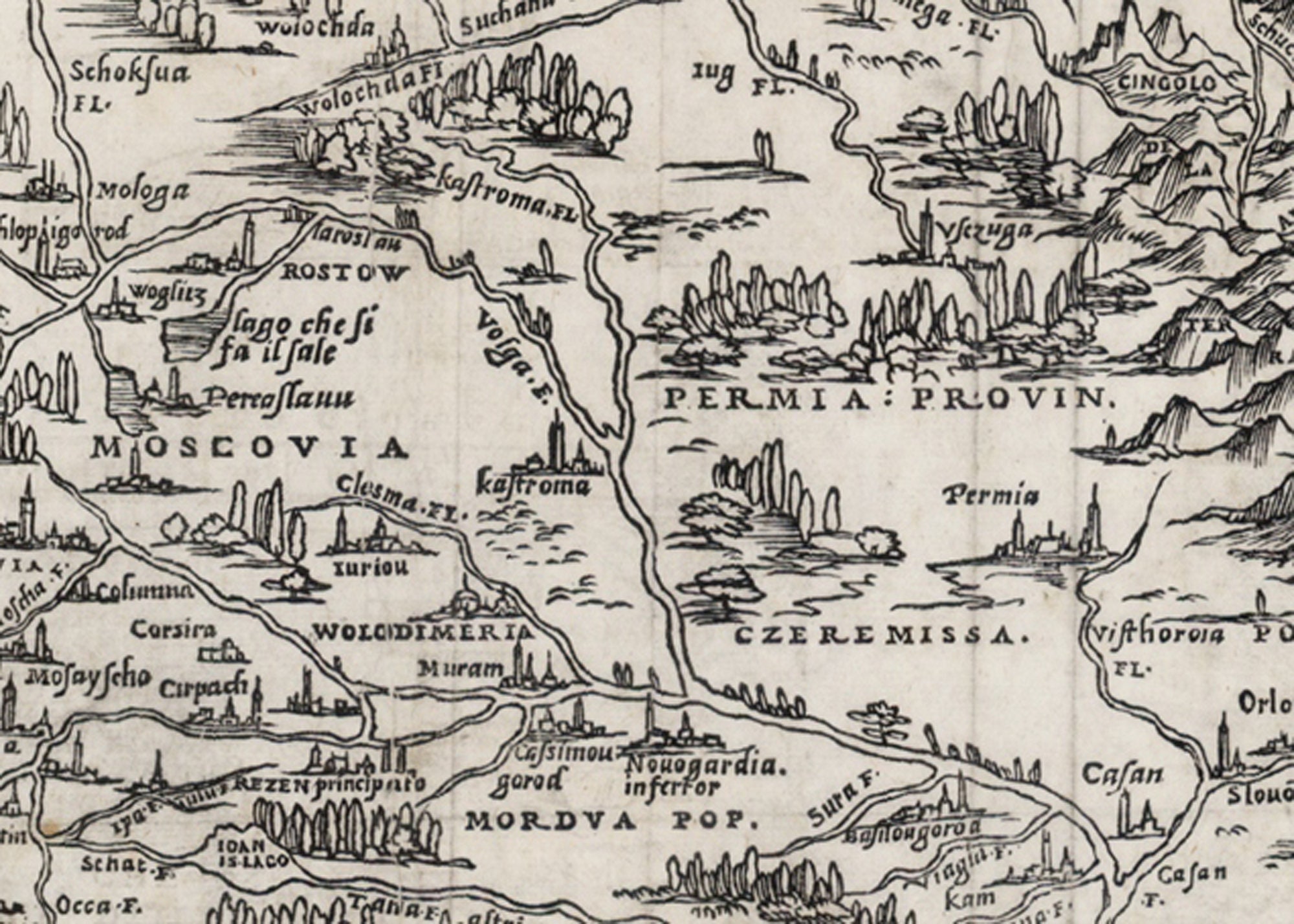 Mapa de Moscovia Mapa de Moscovia Mapa Antiguo de Rusia - Etsy México