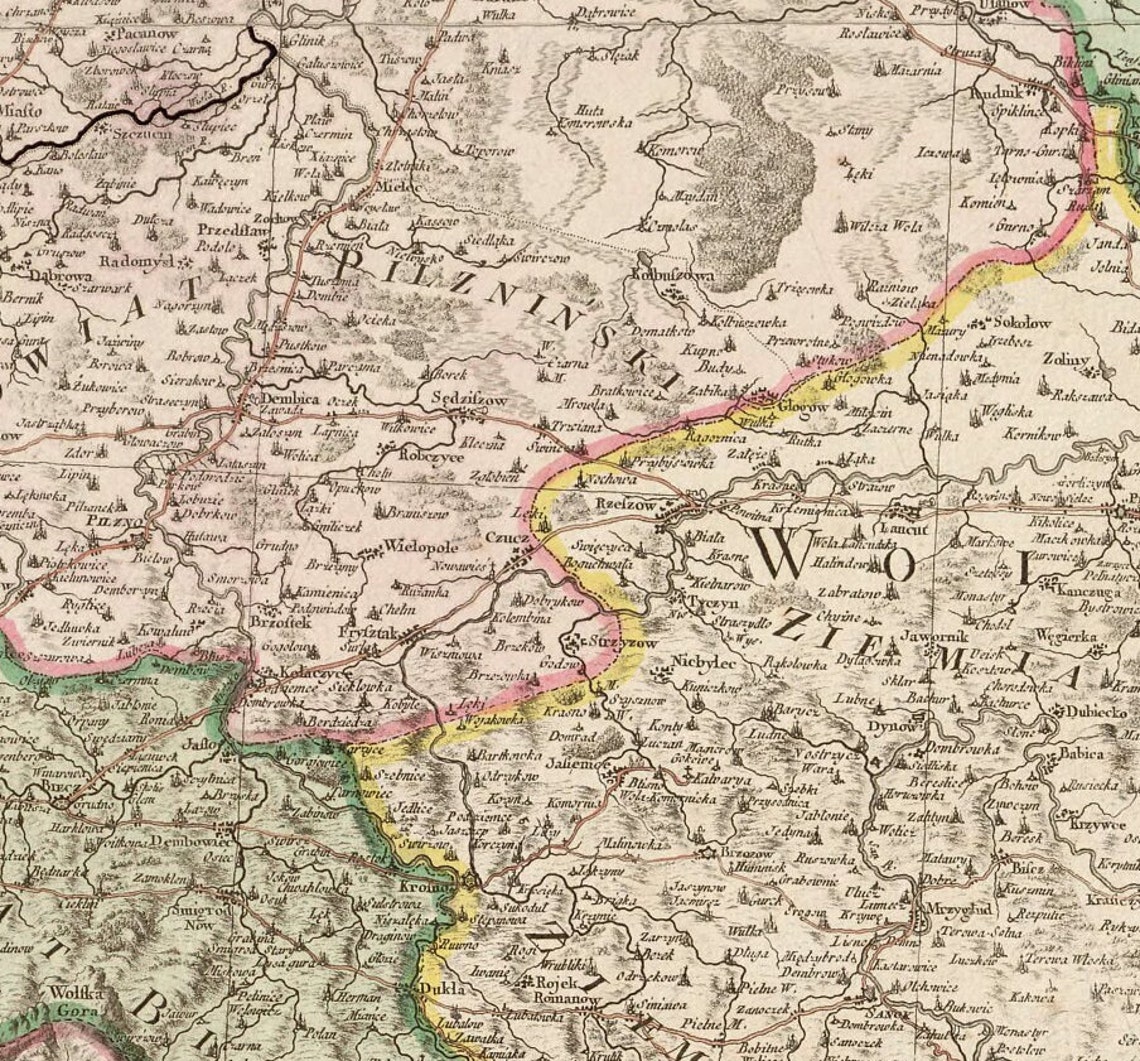 The Voivodship of Ruthenia, Parts of the Voivodships of Cracow, of ...
