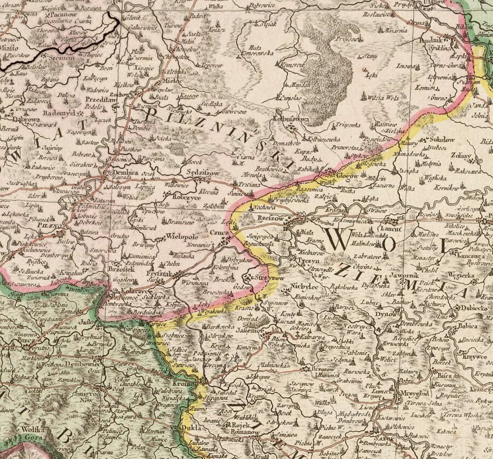 The Voivodship of Ruthenia, Parts of the Voivodships of Cracow, of ...