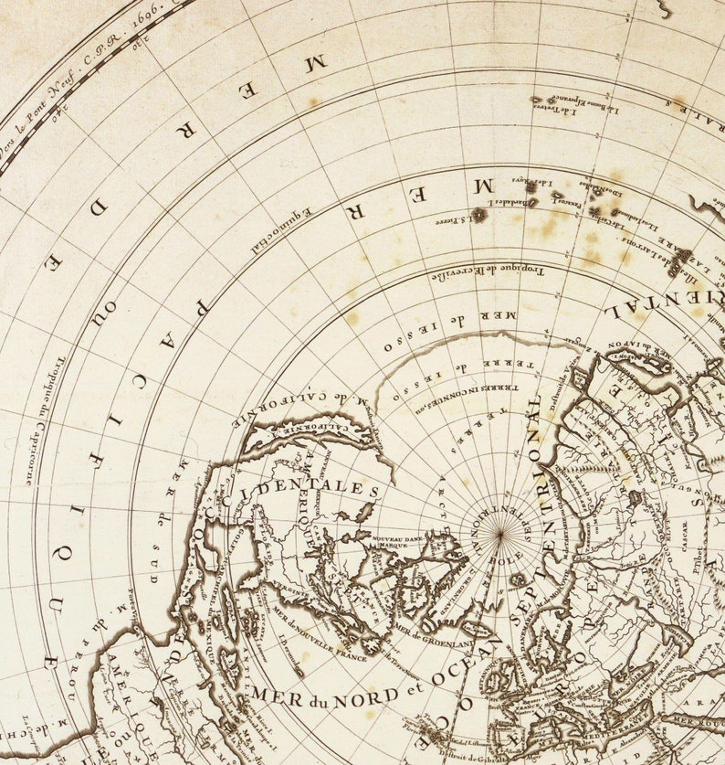 Old World Map Digital Map Print Vintage Map Vintage Map - Etsy