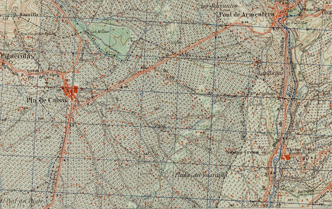 Montblanch Plan, Montblanc Map, Map of Montblanc, Spain Map, Map of ...