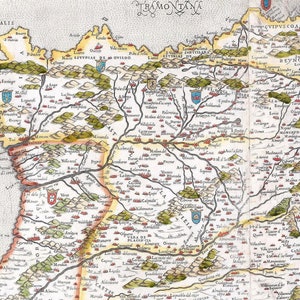 Map of Spain, Old Map of Europe, Digital Map Print, Vintage Map ...