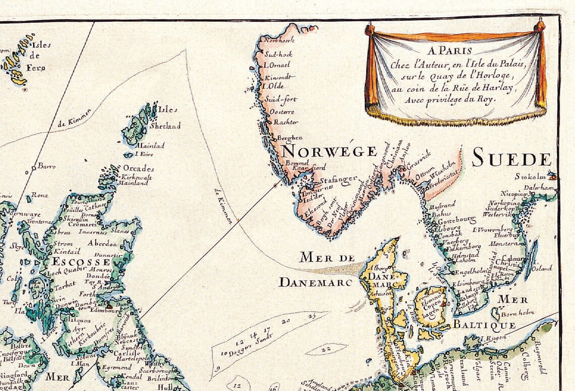 Old Map of Europe, Digital Map Print, Vintage Map, Vintage Map Print ...