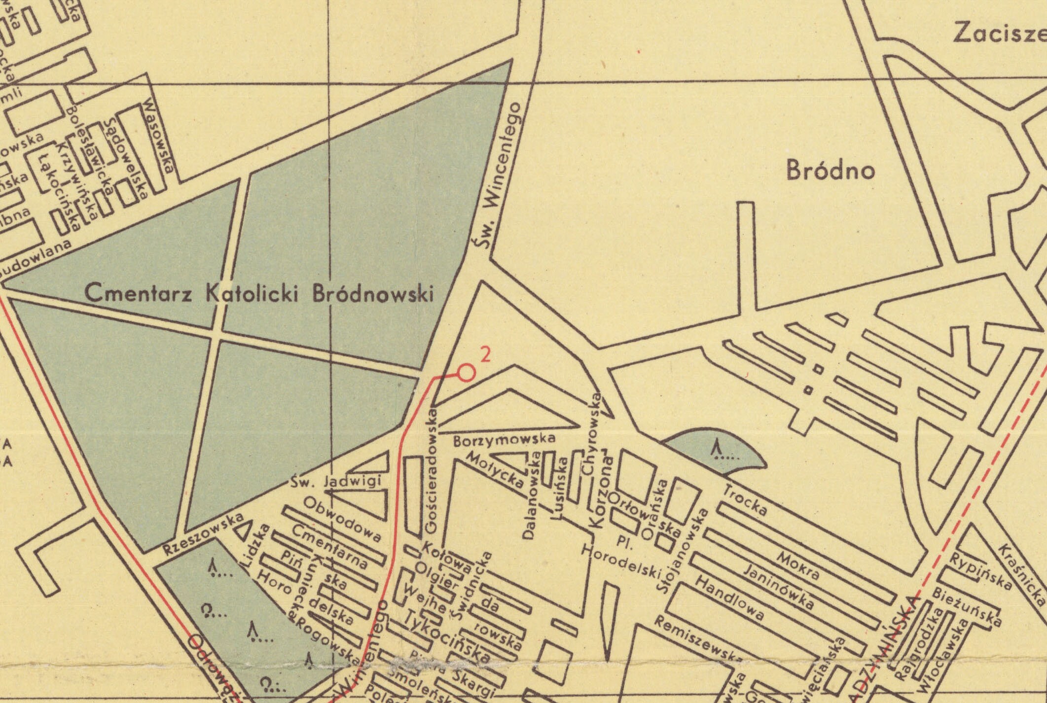 Mapa Warszawy Z Okresu PRL 1955 Rok, Warsaw Map, Map of Warsaw, Old ...