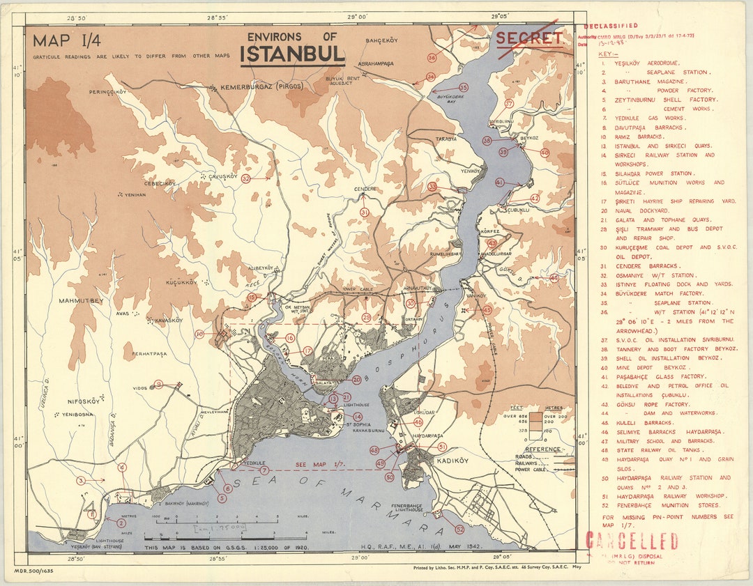 Istanbul Map, Map of Istanbul, Old Istanbul, Retro Istanbul City ...