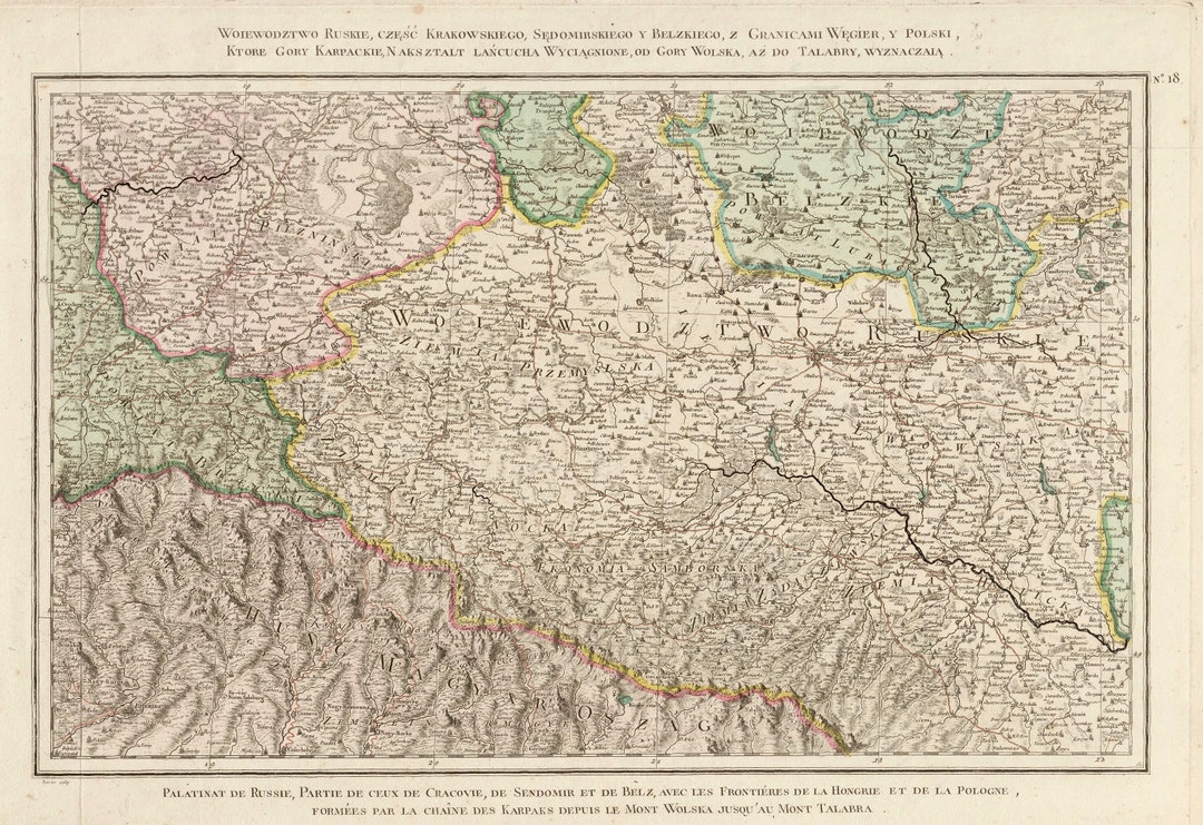 The Voivodship of Ruthenia, Parts of the Voivodships of Cracow, of ...