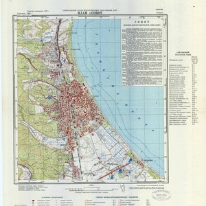 Sopot City, Sopot Map, Sopot Plan, Old Sopot Map, Retro Sopot Plan ...