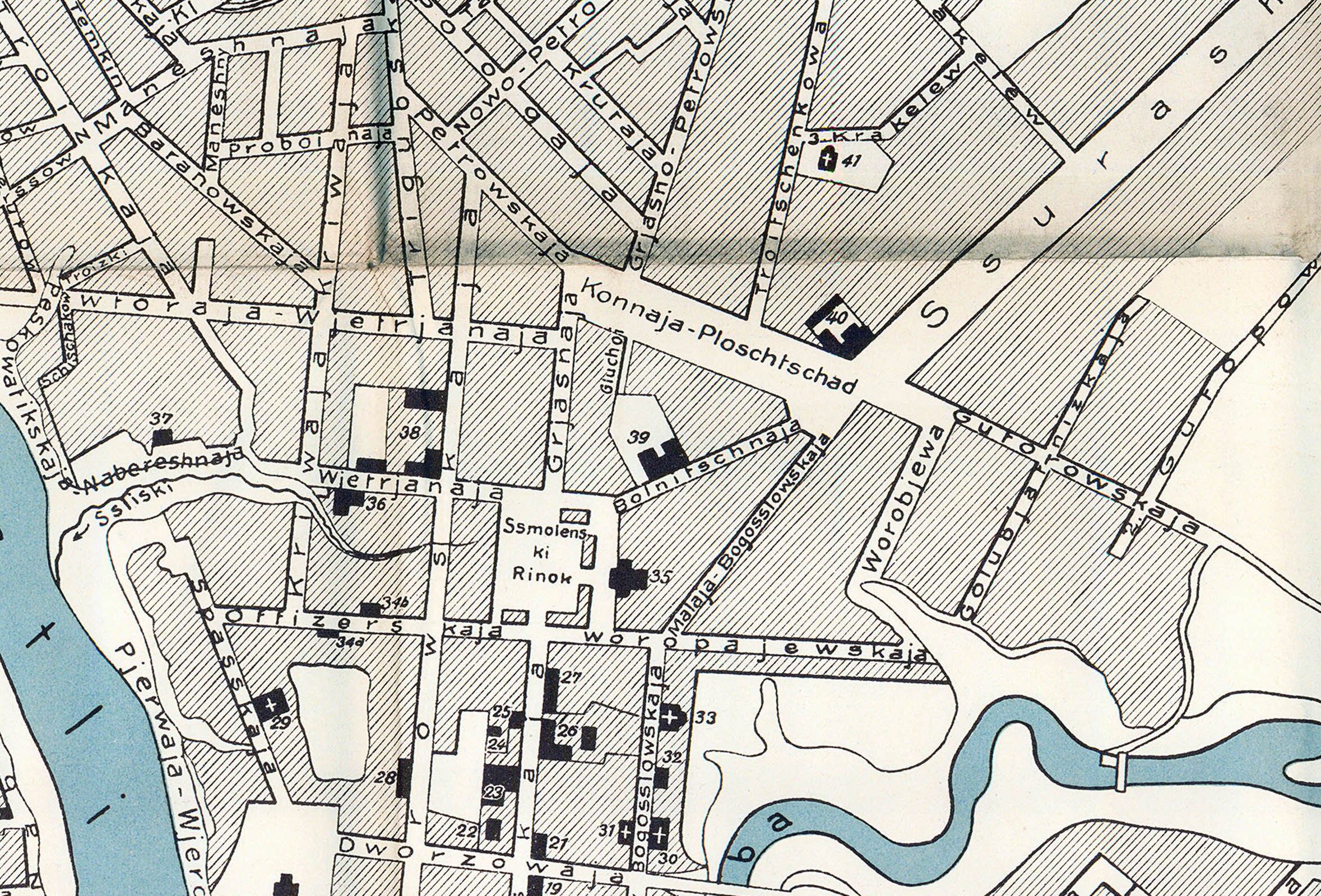 Vitebsk Map, Viciebsk Plan, Map of Viciebsk, Vitebsk Poster, Old Vitebsk, Retro Vitebsk, Vintage ...