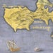 Elba Island, Napoleon Exile in 1814, Elba Map, Old Map of Europe ...