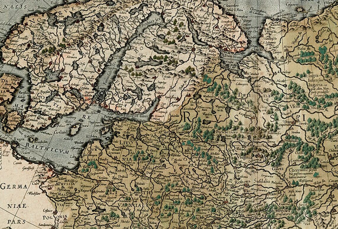 Old Map of Russia, Old Russia Map, Map of Russia, Printable Download ...