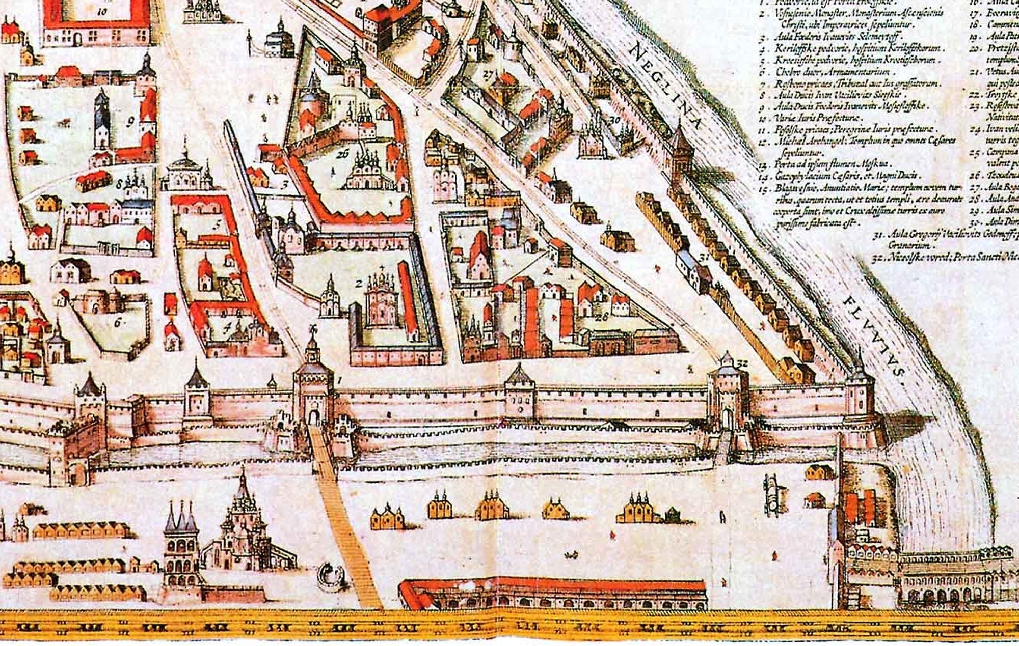 Old Map of Cremlin, Map of Moscow, Old Map of Europe, Digital Map Print ...