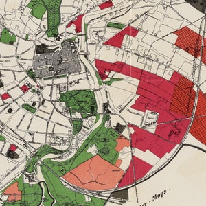 Görlitz Map, Map of Görlitz, Old Görlitz Map, Germany Map, Map of ...