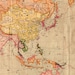 World Map in Japanese, Japan Map of World, Japan Map, Japan Print, Old ...