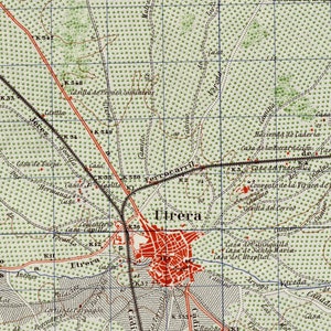 Utrera Map, Map of Utrera, Utrera Plan, Utrera Spain, Utrera Poster ...