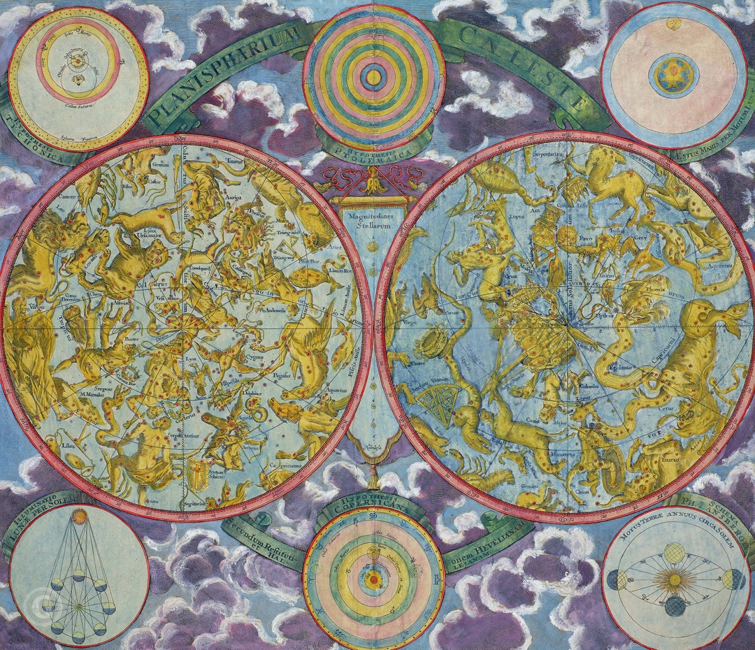 Ancient World Maps - Ancient Maps - Georg Hrsitof Aimart - Celestial ...