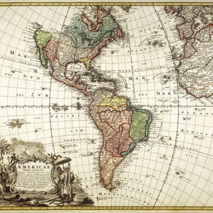 Old Map of America, America Map, Vintage Map, Vintage Map Print ...