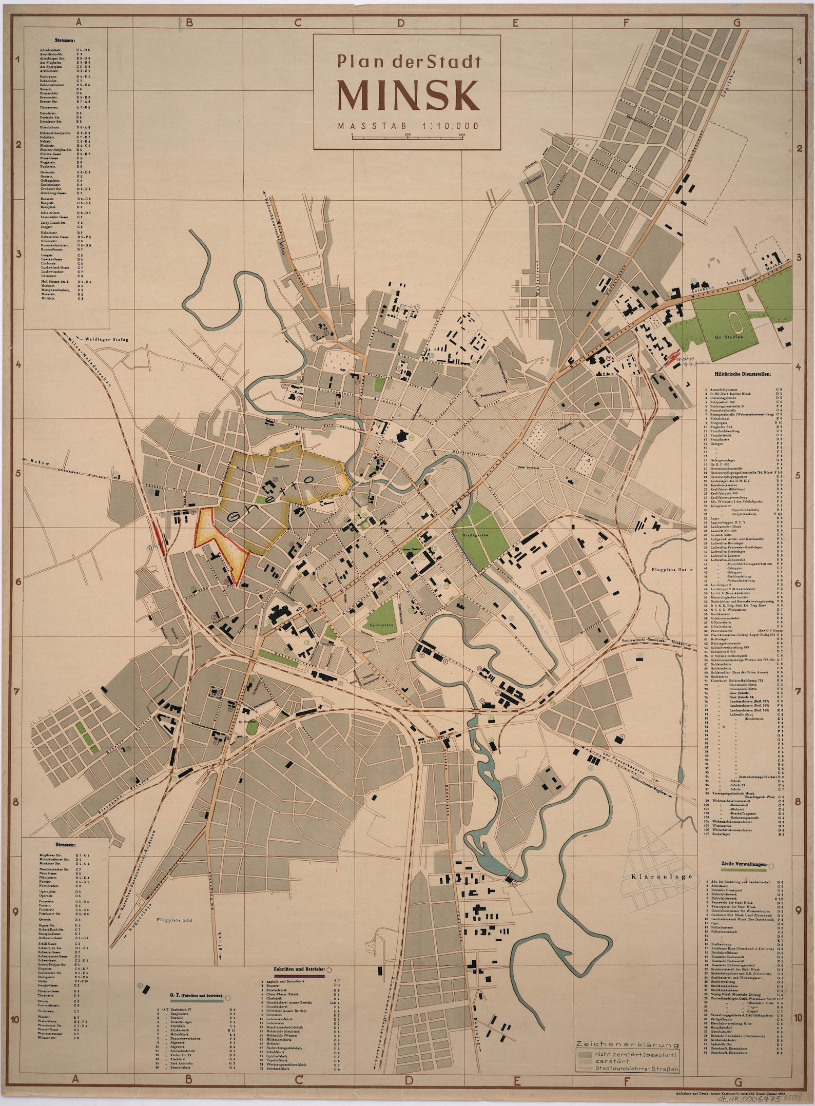 Minsk Map, Old Minsk Map, Retro Minks Map, War Minsk Map, Map of Minsk ...