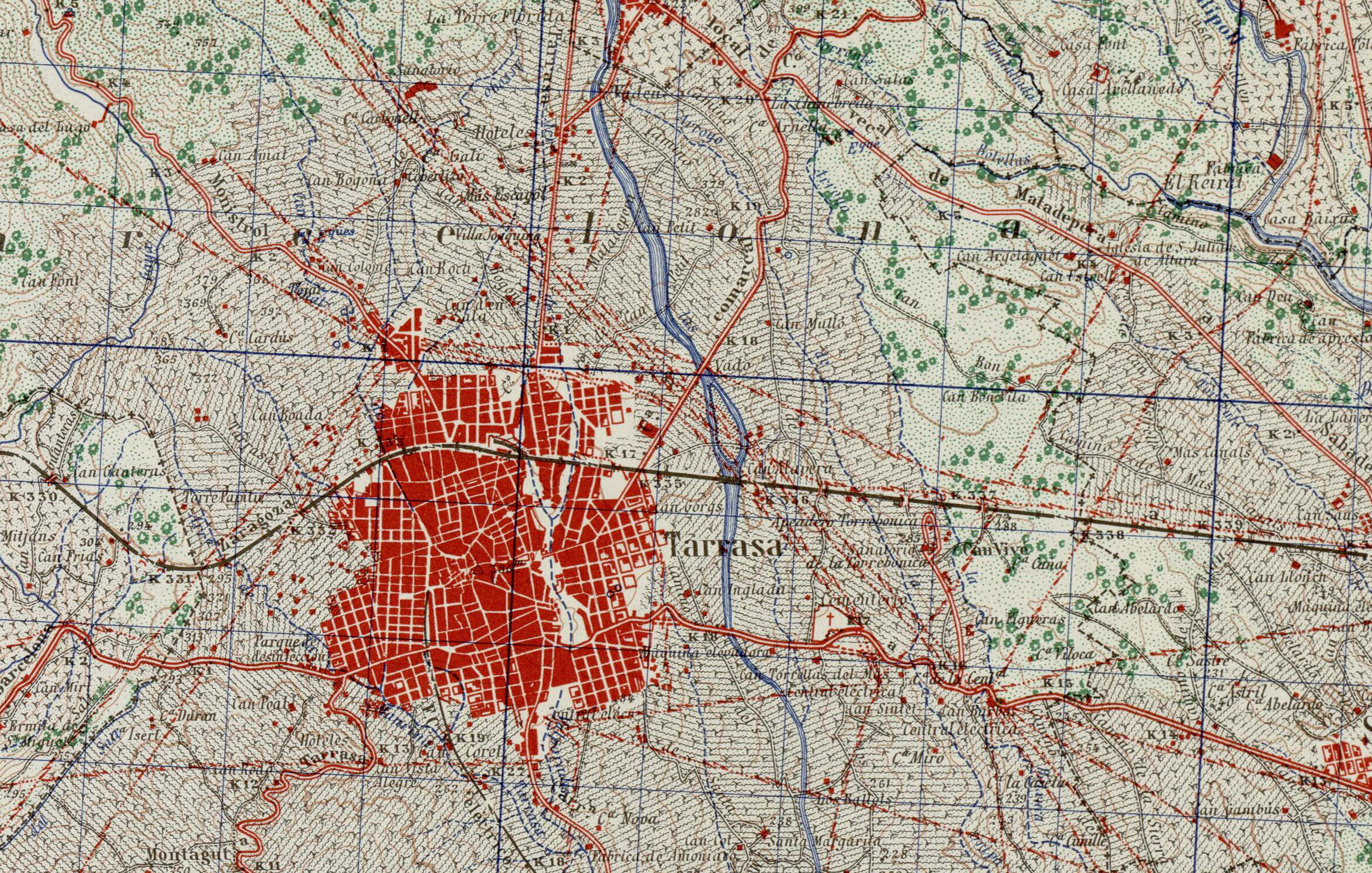 Mapa de Sabadell, Mapa de Sabadell, Plano de Sabadell, Mapa de la ...