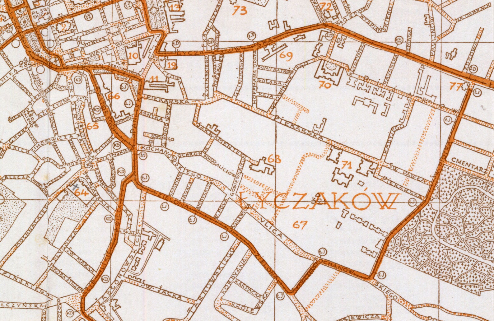Lviv Map, Map of Lviv, Lwow Map, Lwow Plan, Miasto Lwów, Mapa Lwowa ...
