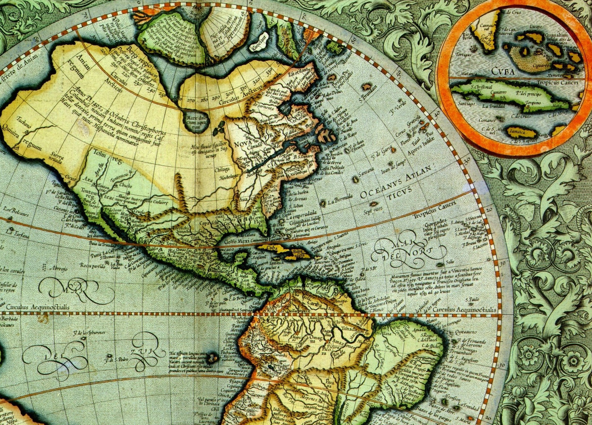 Mapa de América, Mapa de América, Mapa antiguo, Impresión de mapa ...