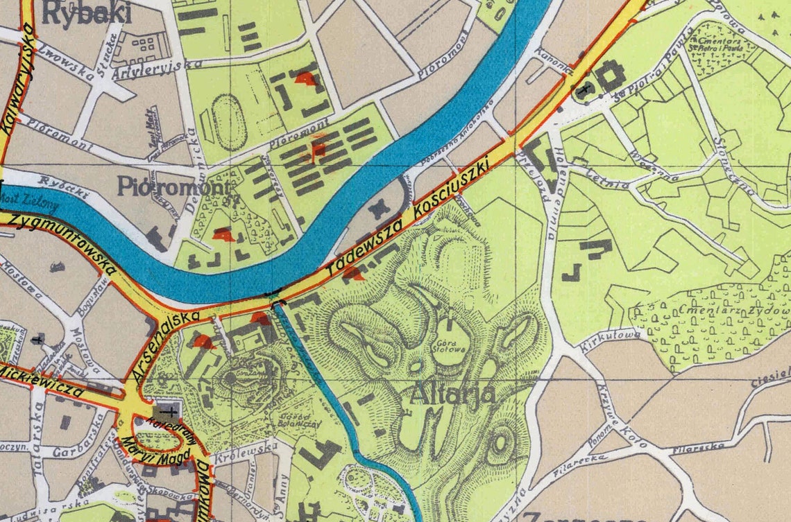 Wilno Map, Vilnius Map, Map of Wilno, Map of Vilnius, Old Vilnius Map ...