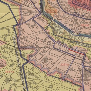 Sewer of Wroclaw, Old Map of Wroclaw, Wroclaw Poland Art, Wroclaw ...