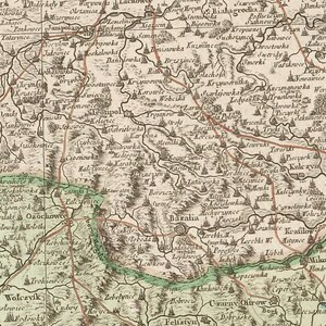 Map of Podolia, a Large Part of Volhynia, Map of Poland, Poland Map ...