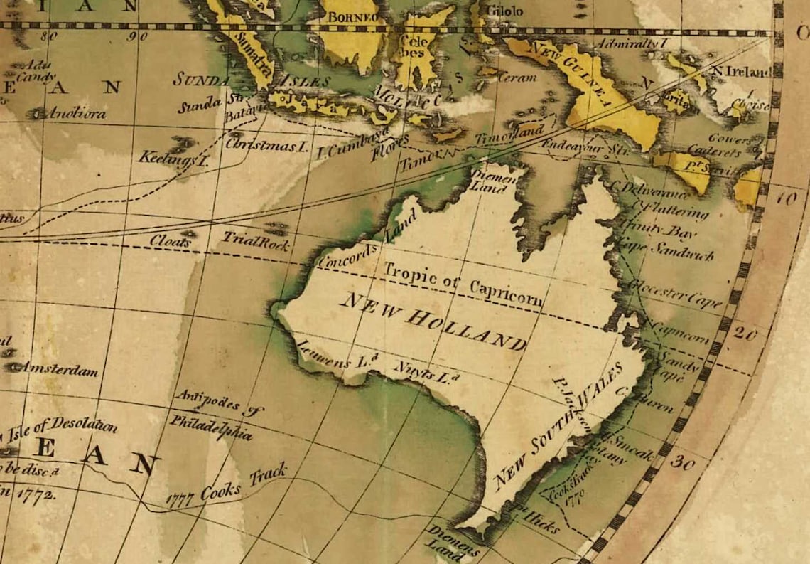 Antique World Map, Old World Map, Digital Map Print, Vintage Map ...