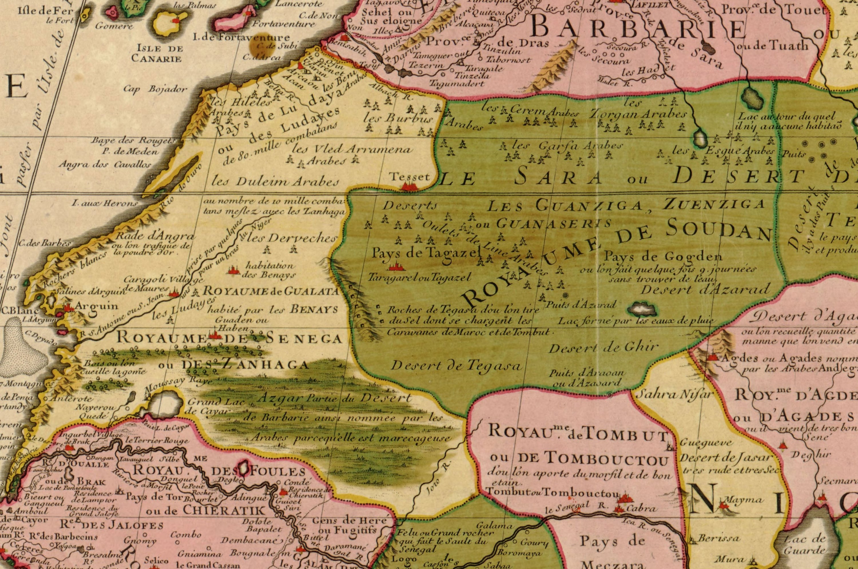 Map of North West Africa, Old Map of Africa, Africa Map, Vintage Map ...