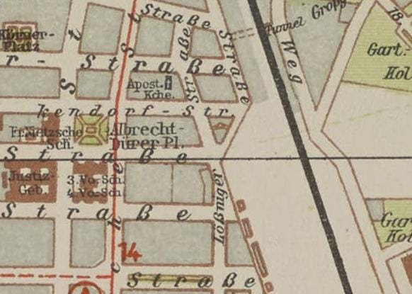Historical Map of Leipzig by Gaebler 1940 Edition, Old Stadtplan, Lipsk ...
