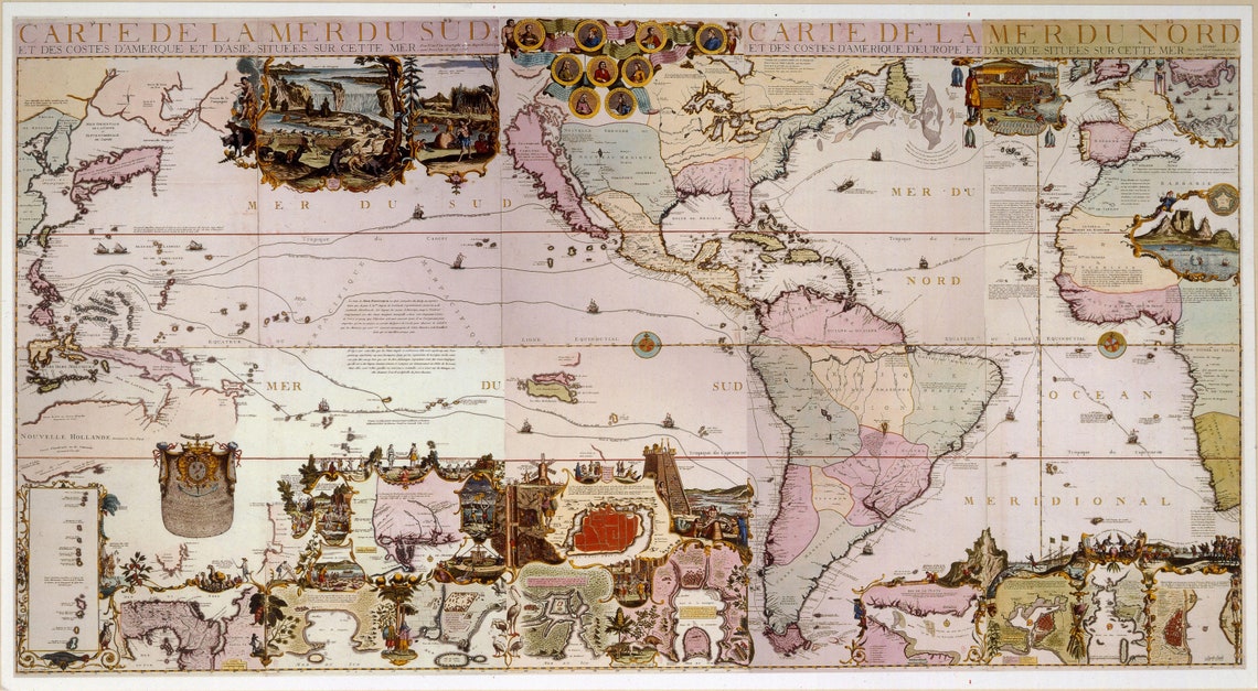 Old Map of America, America Map, Old USA Map, Old US Map, Vintage Map ...