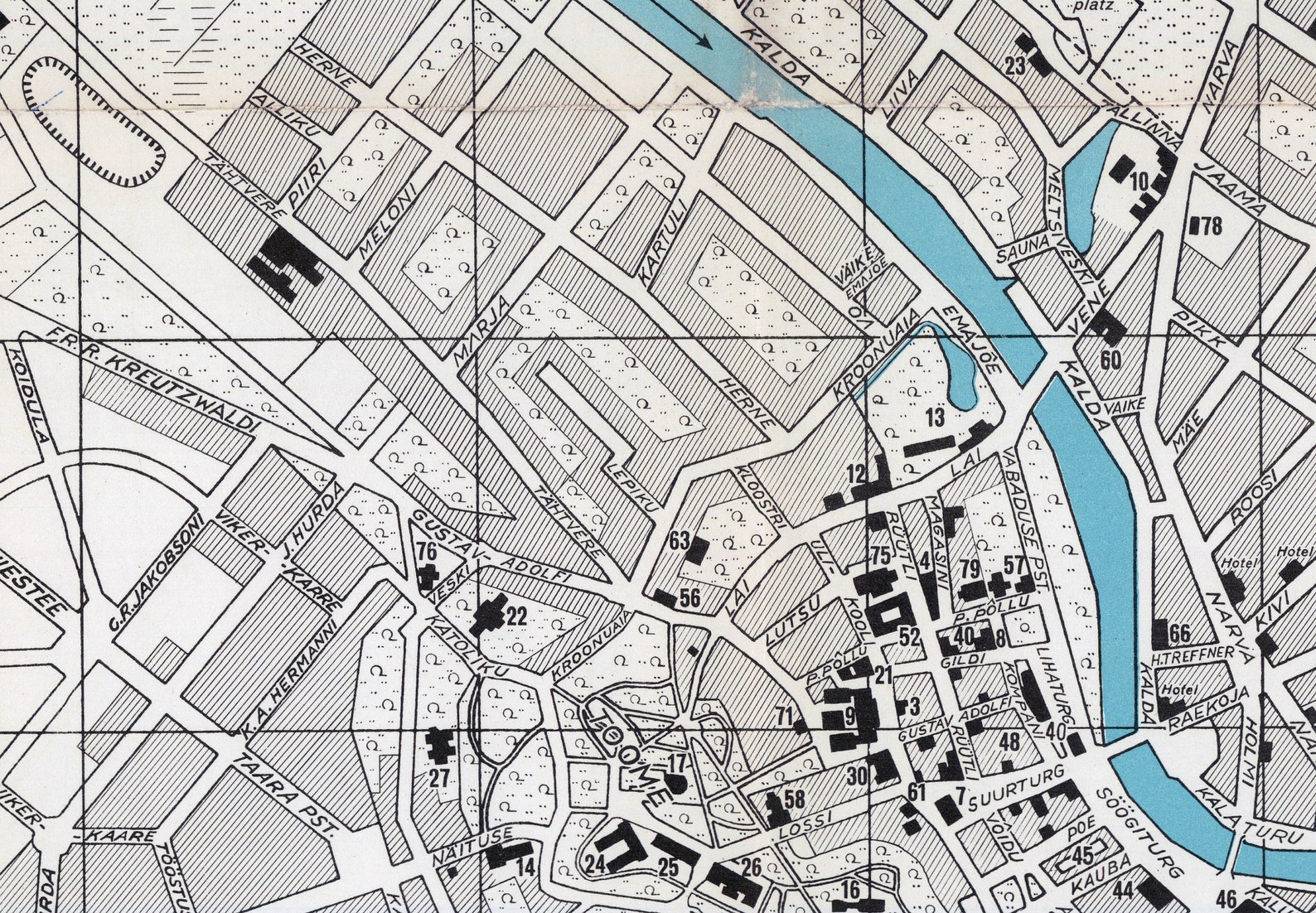 Tartu Map, Map of Tartu, Tartu Plan, Plan of Tartu, Tartu Download ...
