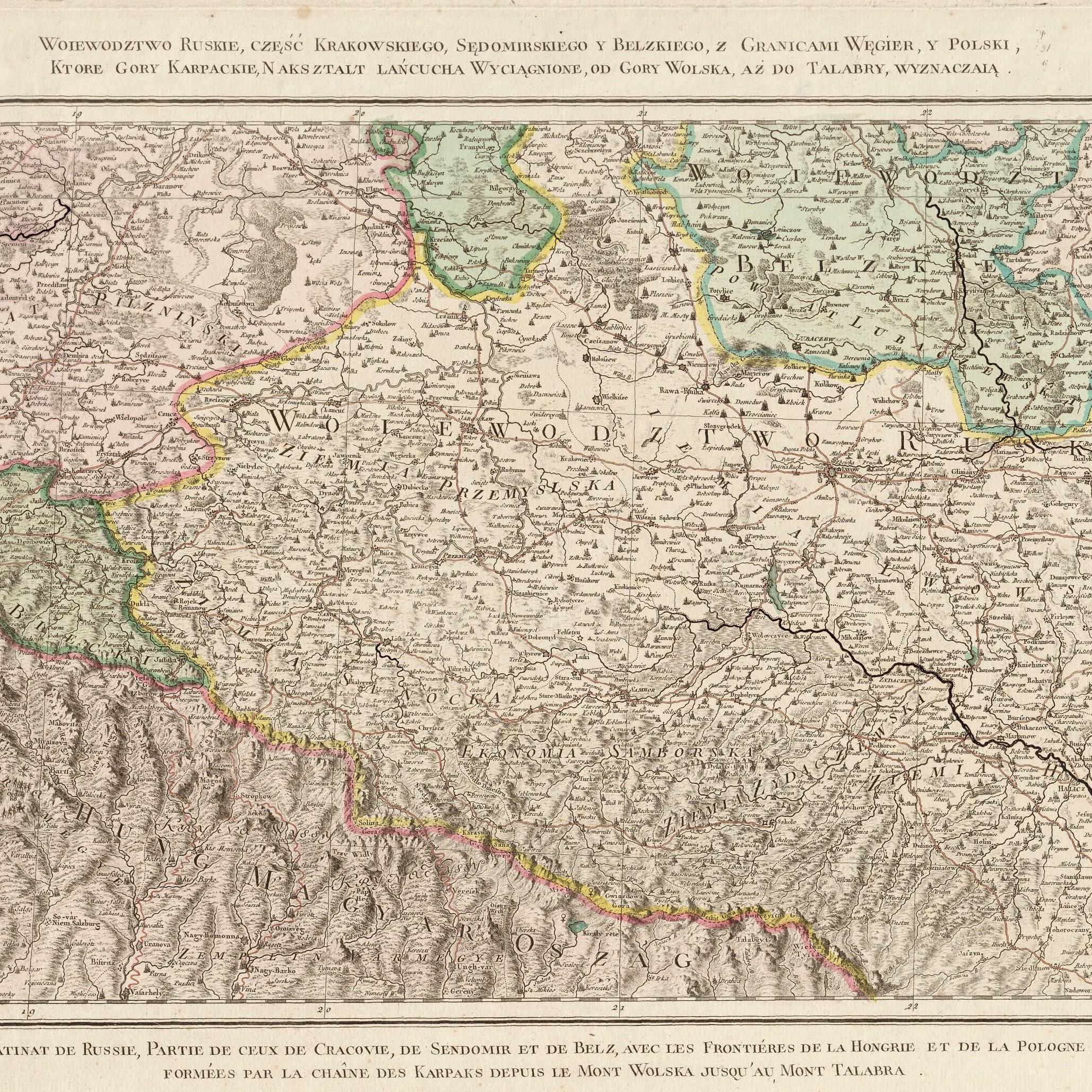 The Voivodship of Ruthenia, Parts of the Voivodships of Cracow, of ...