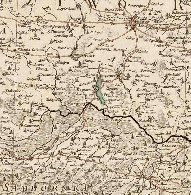 The Voivodship of Ruthenia, Parts of the Voivodships of Cracow, of ...